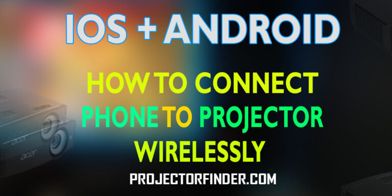 How to Connect Phone to Projector Wirelessly [ IOS + Android ]